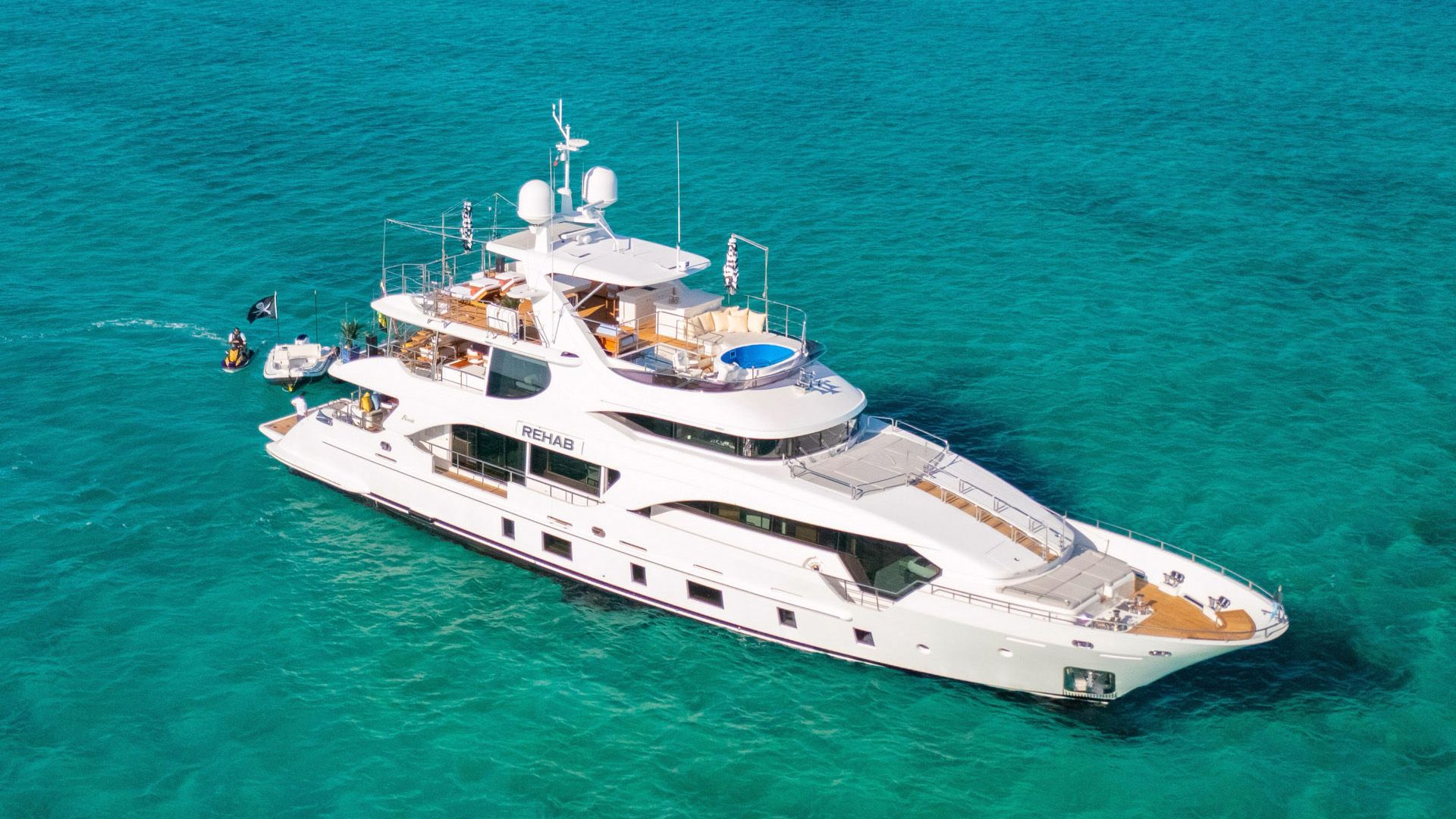 REHAB yacht for charter (Benetti, 32.99m, 2015)